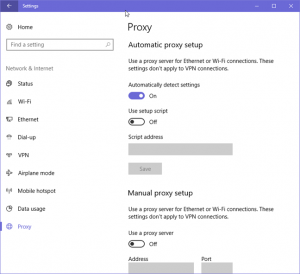 Cara Mengatur Pengaturan Proxy Server di Windows 10-