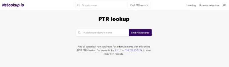 Pengertian PTR Record dan Cara Cek PTR REcord Check