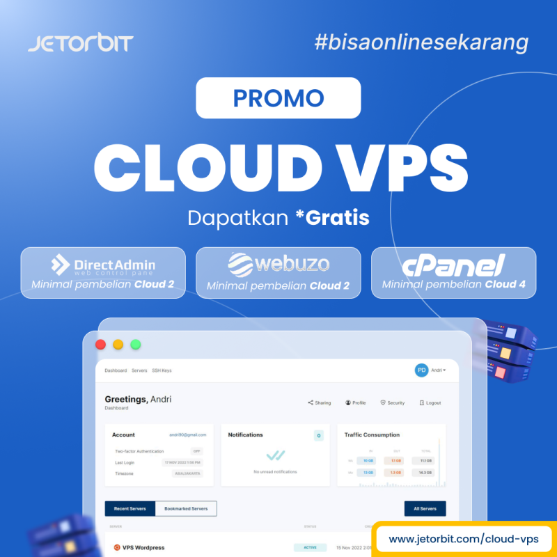 Promo Hosting dan Domain | Hosting Indonesia | Jetorbit.com