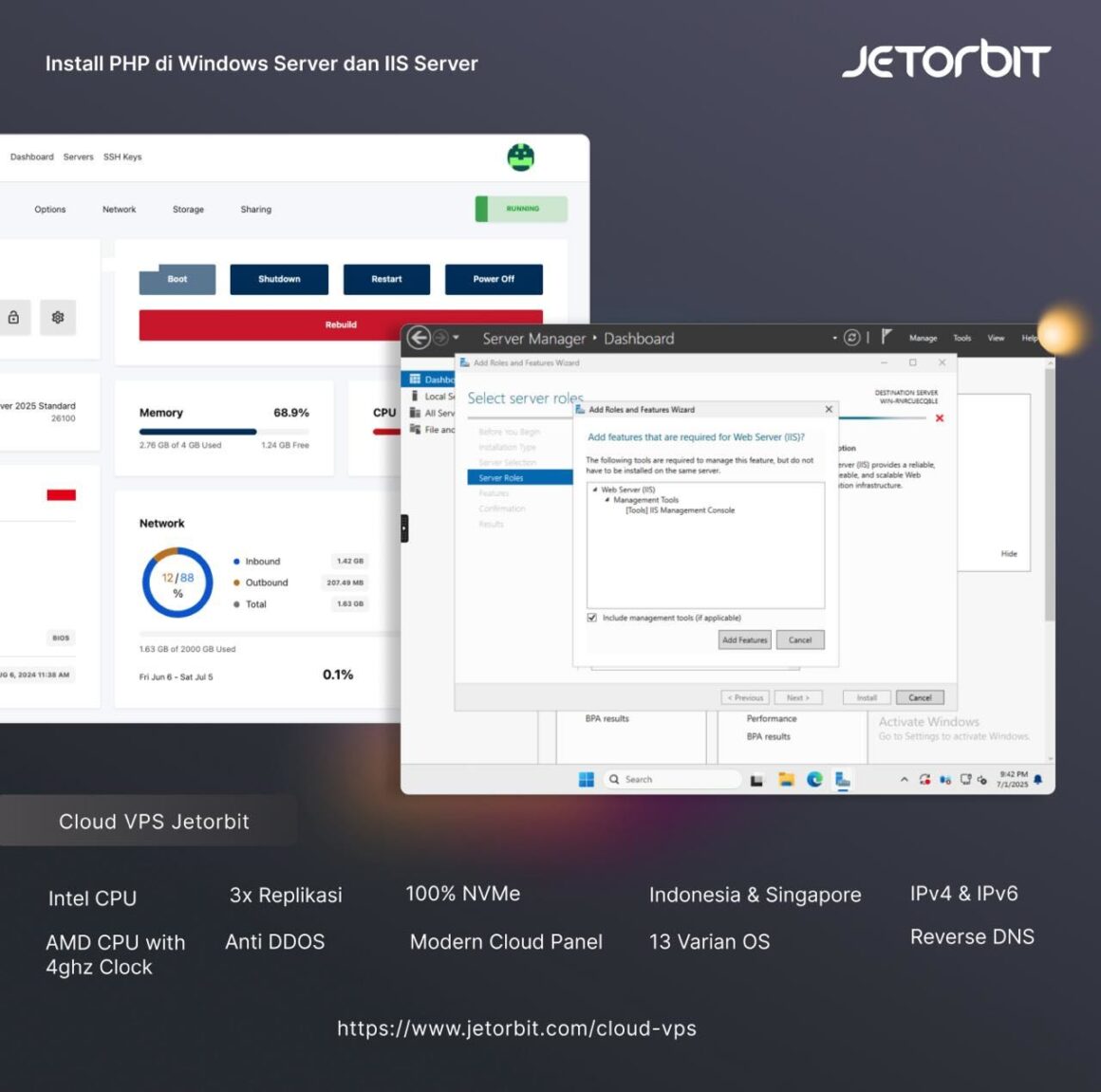 Cloud VPS Jetorbit Mendukung Instalasi Windows Server (2019, 2022, & 2025) - Jetorbit Blog