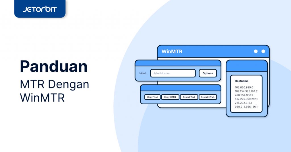 Panduan MTR Dengan winMTR - Panduan Hosting Jetorbit