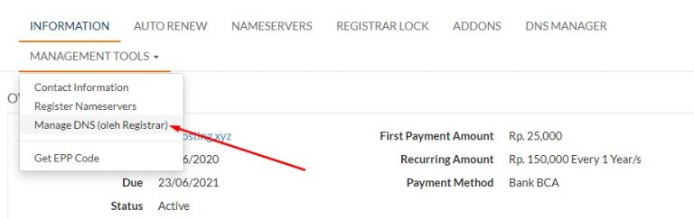 Cara Setting Redirect Domain Masking dengan URL frame - Panduan Hosting Jetorbit
