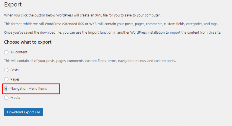 Cara Import Export Menu di Wordpress - Panduan Hosting Jetorbit Cara Import Export Menu di Wordpress - Panduan Hosting Jetorbit