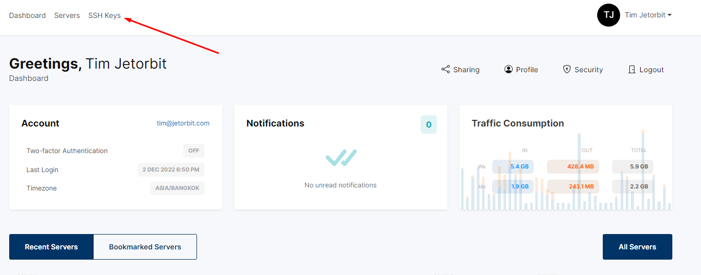 Cara Generate Ssh Key Di Cloud Panel Jetorbit Panduan Hosting Jetorbit