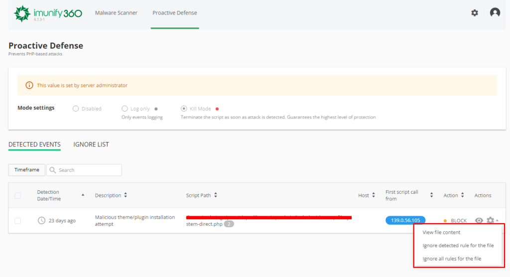 Cara Ignore List Imunify360 Untuk Mengijinkan File Yang Di Blok Cara Ignore List Imunify360 Untuk Mengijinkan File Yang Di Blok